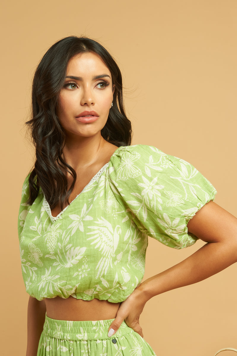 Citron Top, top, tropical top, bohemian top – Z&L Europe